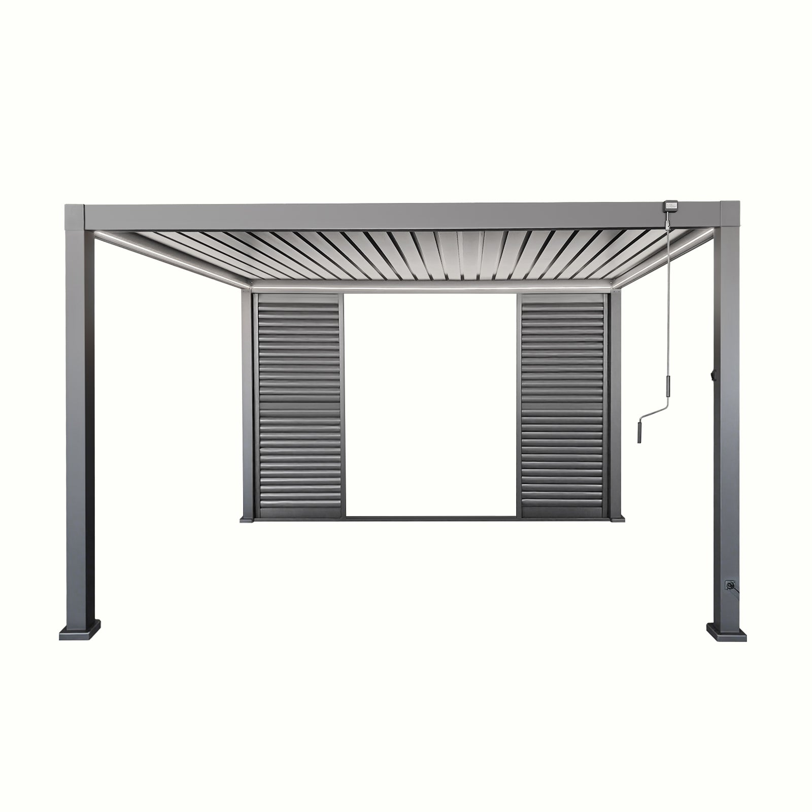 4m Louvre Sliding Door System | LuxShade™ 4x4 & MotaShade™ 3x4 Compati ...