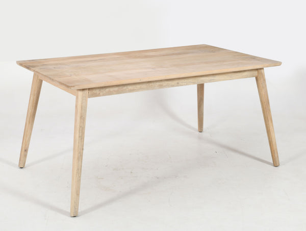 Malmo Solid Mango Wood Dining Table - 160 x 90 x 76cms - Casa Maria Designs